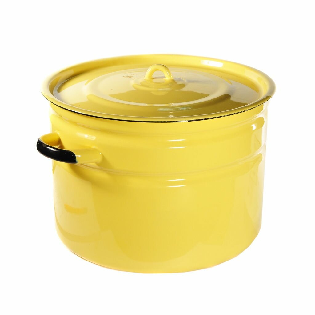 Бак стальной, СтальЭмаль, эмалированное покрытие, 18 л, в ассортименте