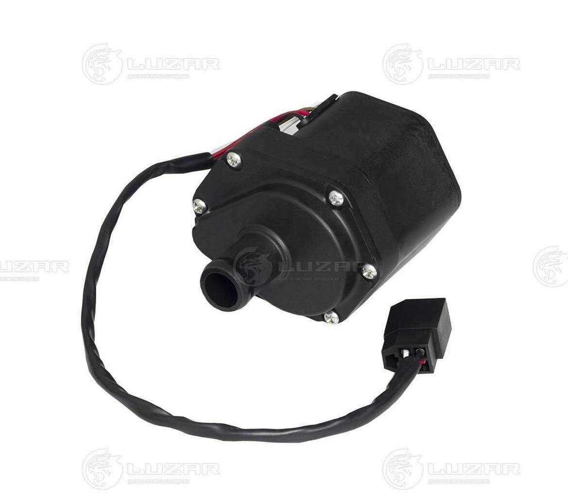 Кран отопителя электрический (бессальниковая конструкция) для а/м ГАЗ 3302, 2217 ГАЗель (2 патрубка) (LVE 0306) Luzar