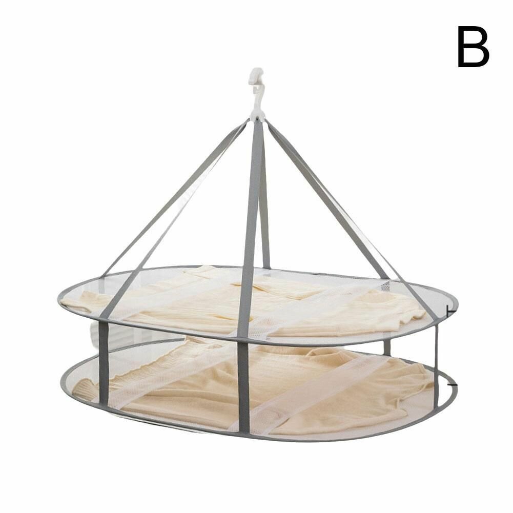 Ветрозащитная корзина для сушки белья, сетка для сушки, складная сушилка для белья