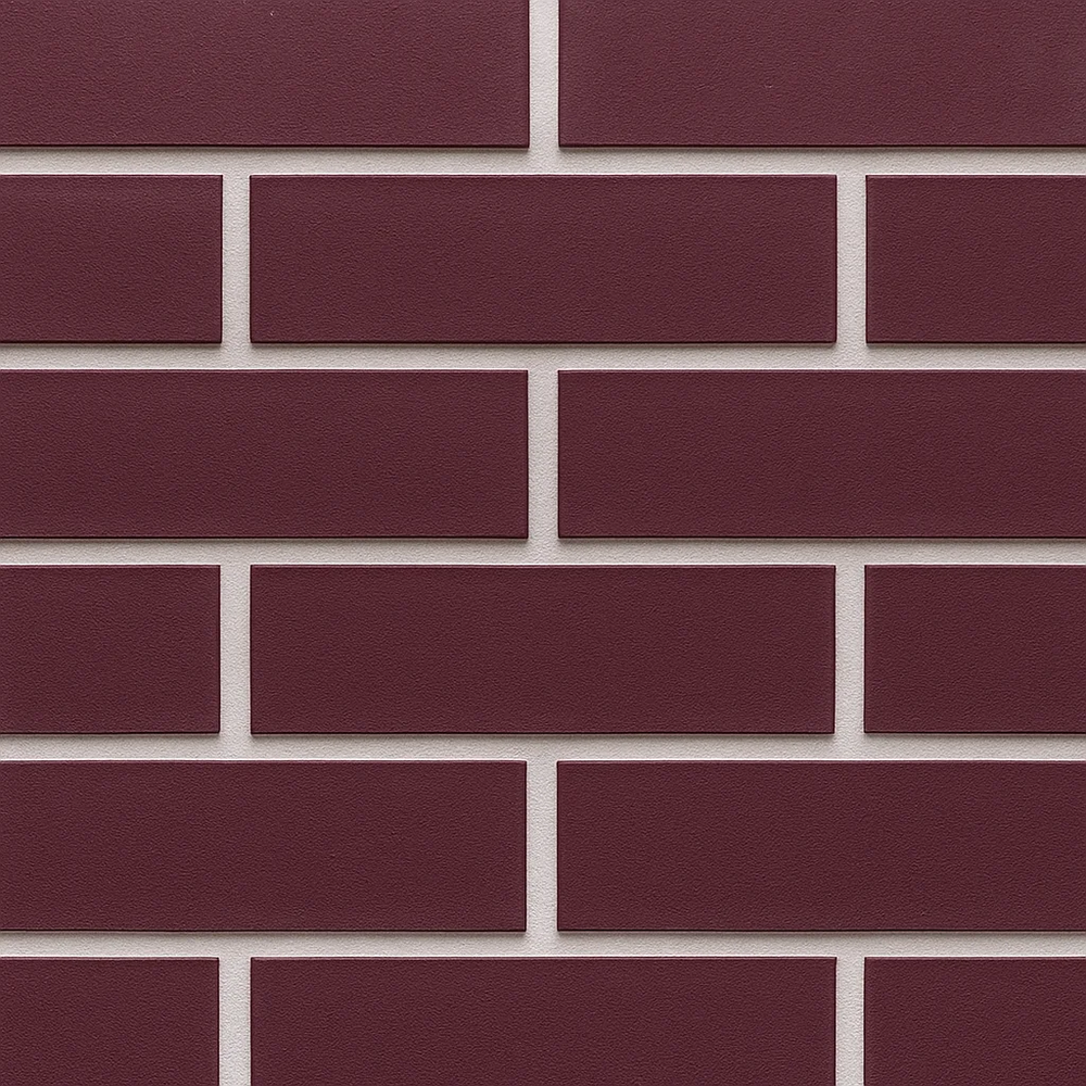 Плитка клинкерная "Сливовый", для внешней и внутренней отделки, фактура Ф4, размер 250x70x4мм