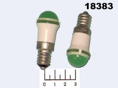 Лампа светодиодная 24V зеленая LED СКЛ9-Л-2-24 E14