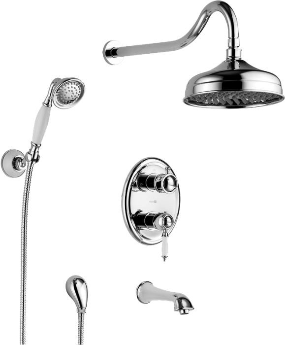 Душевой комплект Lemark Villa LM4822C С внутренней частью