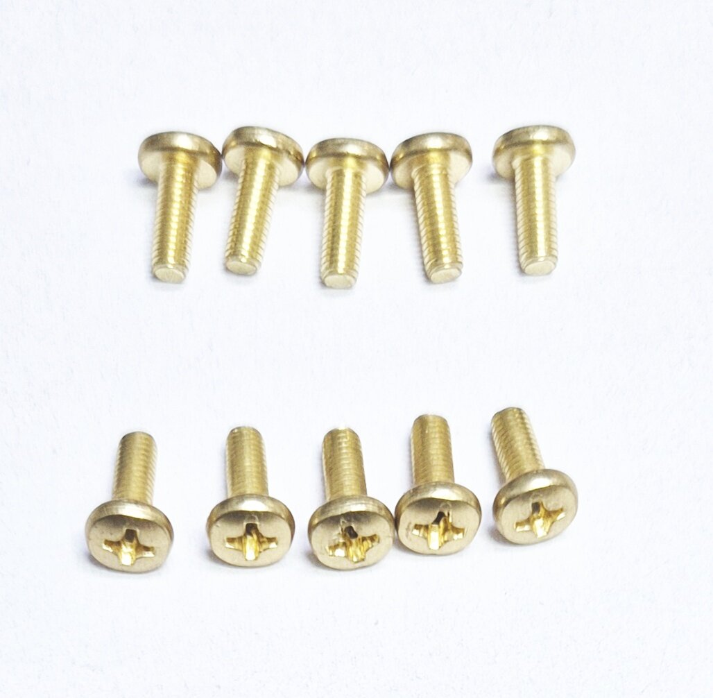 Крепеж CoolerA Винт для сборки анодированный золотистый M3 9.7 мм (10 шт.)