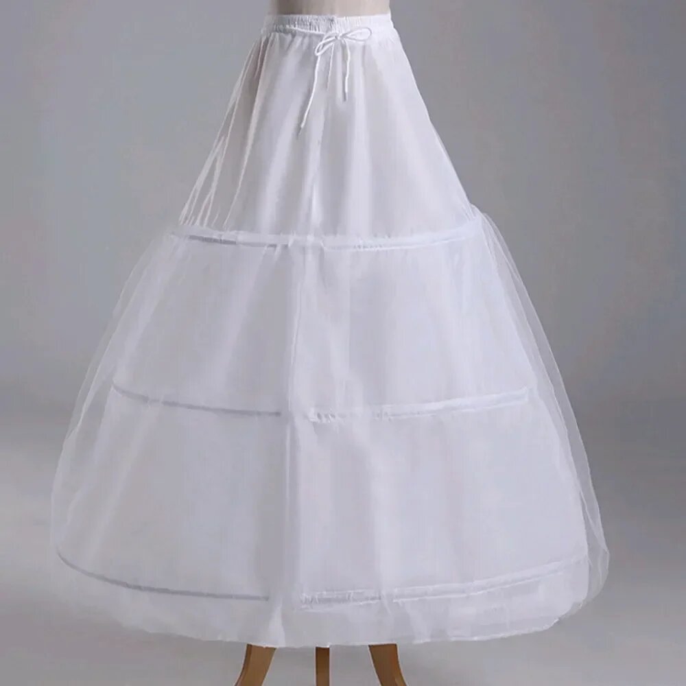 Белая кринолин-подъюбник XXL, Bustle