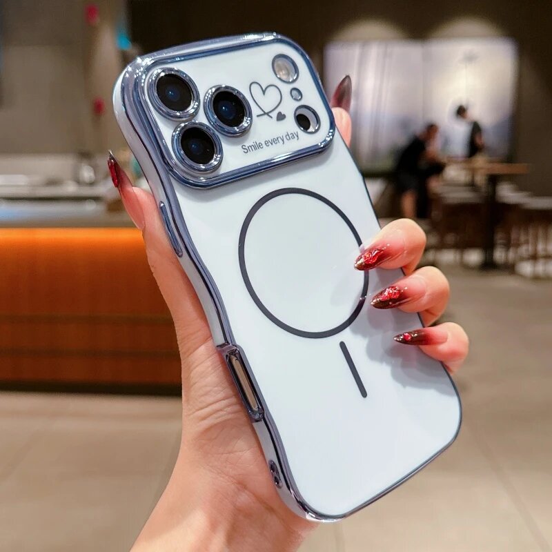 Чехол MagSafe для iPhone 13 Pro Max Sierra Blue