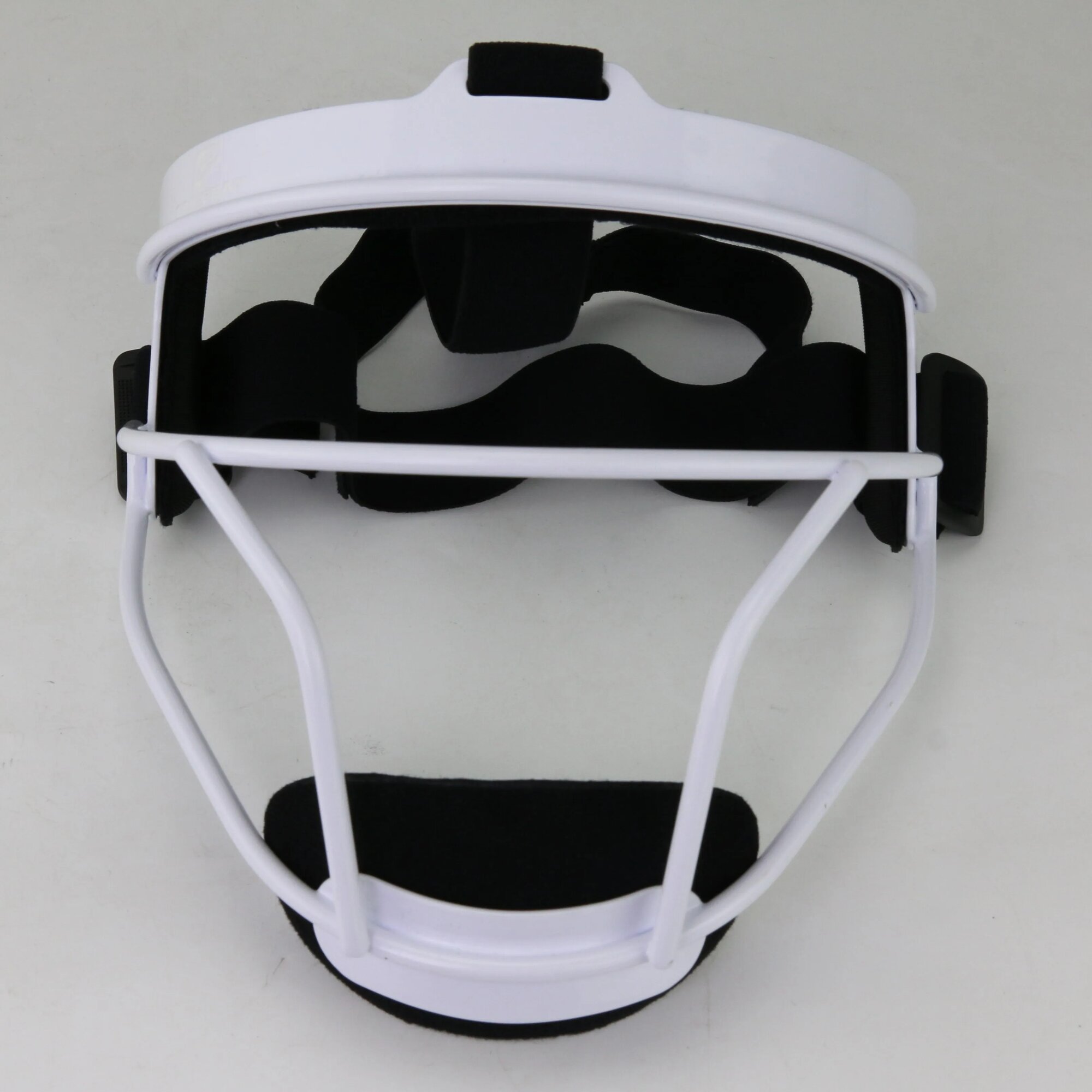 Мягкая маска для лица с широким полевым видением, легкий и удобный костюм для Софтбола и бейсбола, прочная и безопасная Белый, White