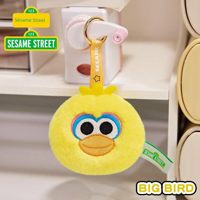 Аутентичный кукла Улица Сезам брелок кулон elmo Big Bird плюшевая игрушка школьная сумка кулон подарок Распродажа