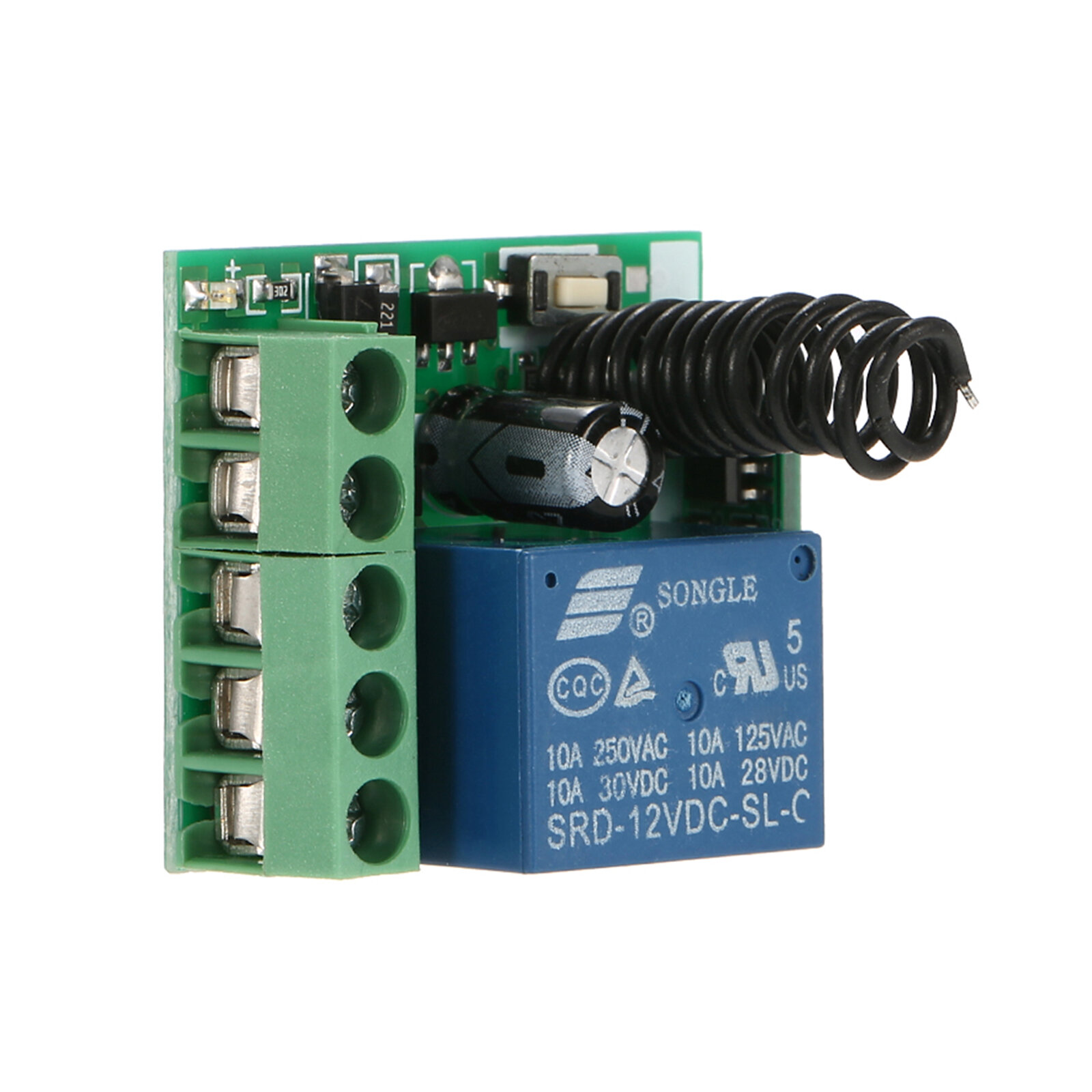 Smart Home 433MHz DC 12V 1CH Беспроводной реле реле беспроводного удаленного переключателя