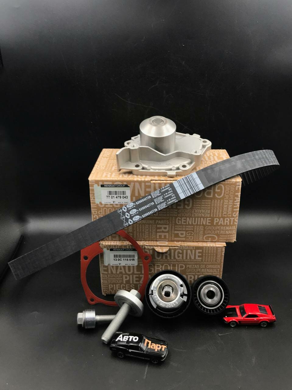 Комплект ГРМ с помпой DUSTER TERRANO KAPTUR 2.0 LAGUNA-2 бензин F4R F4P 130C11551R арт. 130C11551R/7701479043