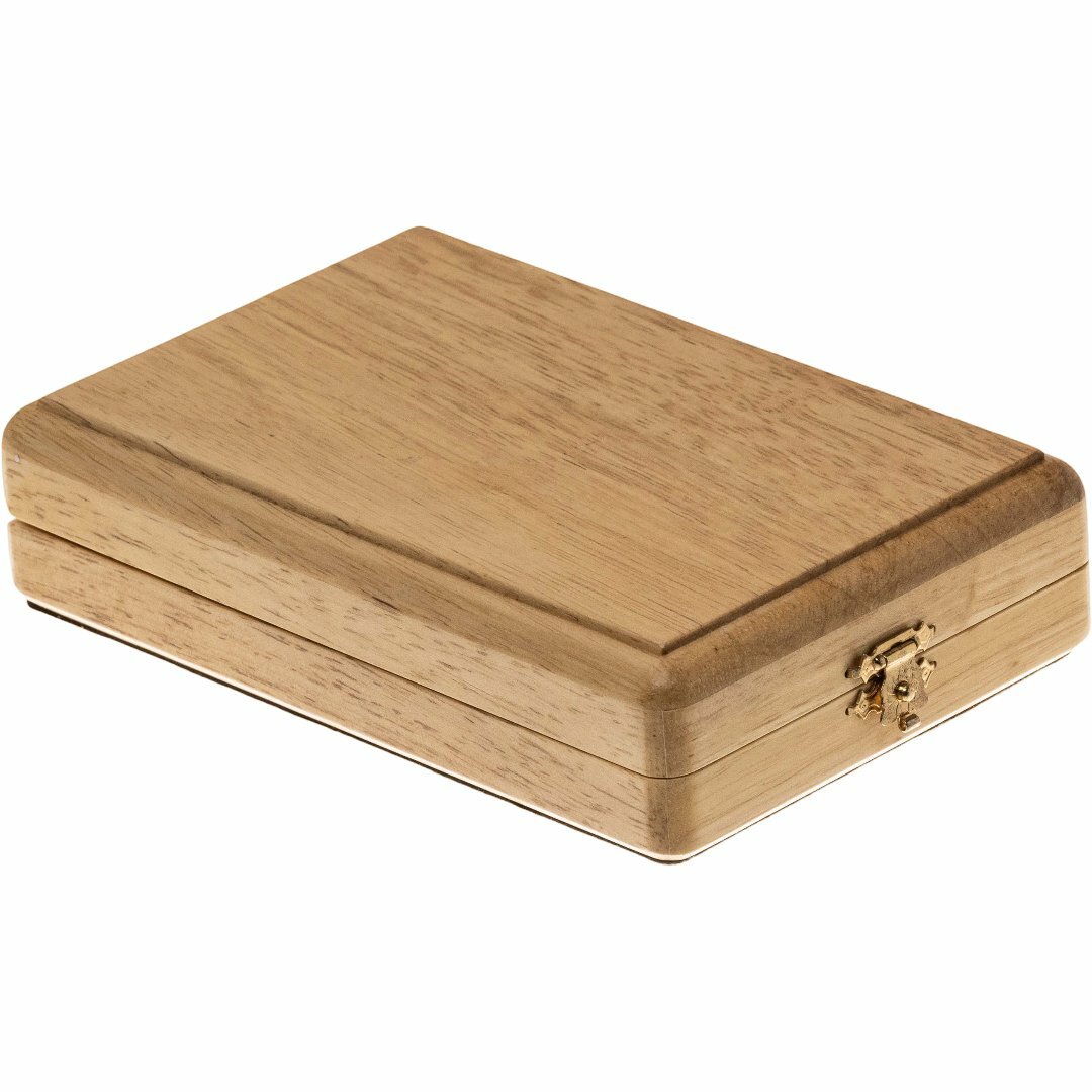 Футляр деревянный для 2-х монет Диаметр ячейки 45 мм