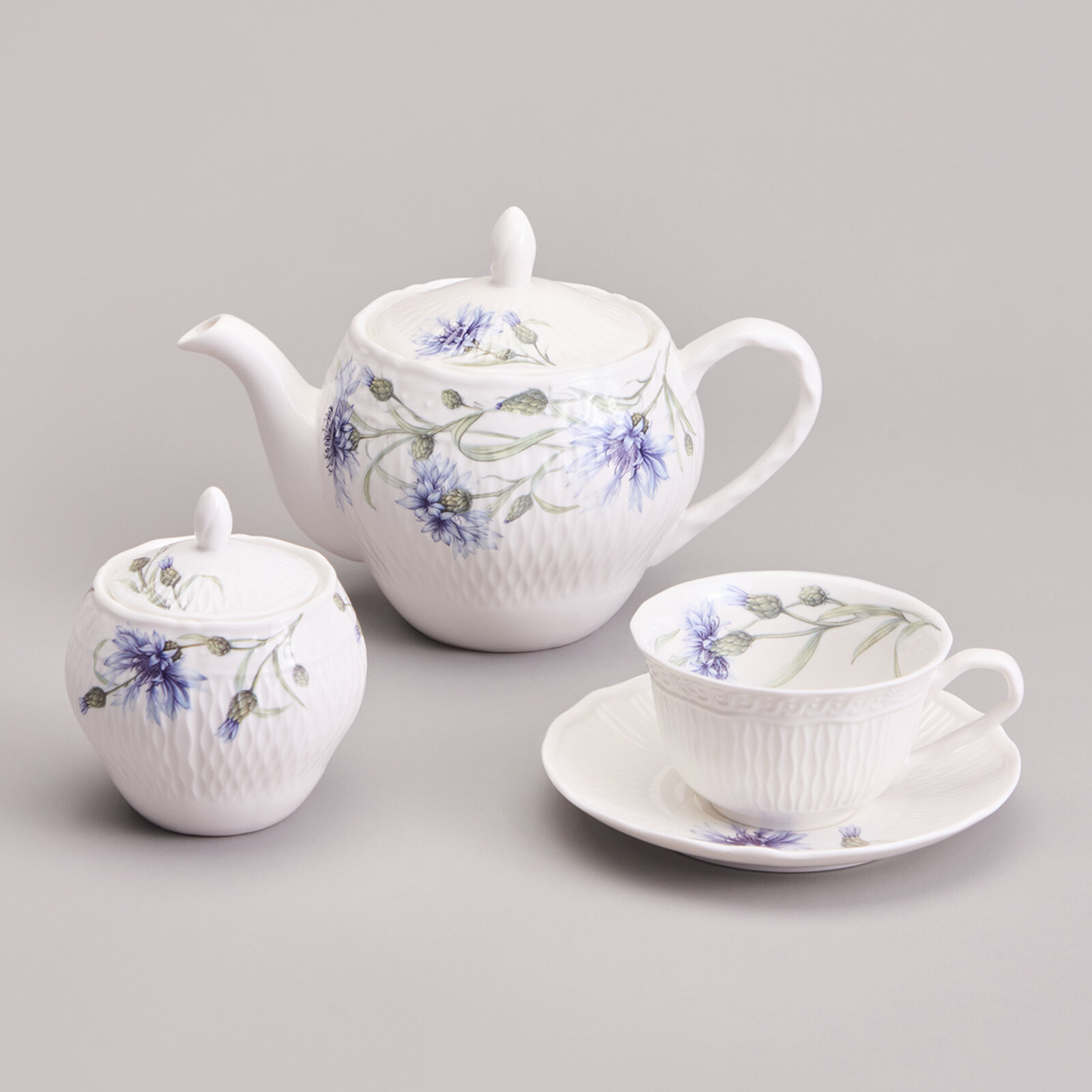 Чайный сервиз LEFARD васильки на 6 ПЕР. 14 ПР.