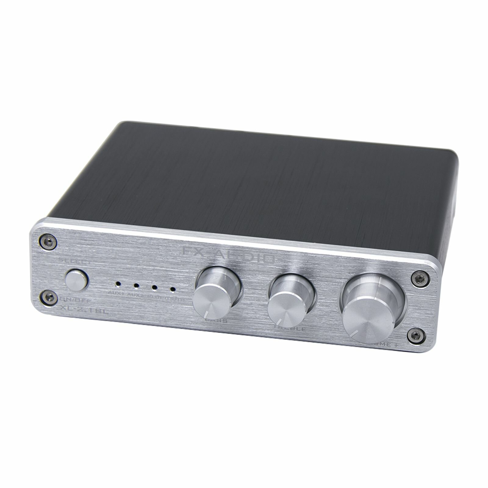 FX-AUDIO XL-2.1BL высокомощный 2.1-канальный цифровой аудио усилитель с поддержкой Bluetooth 4.0 CSR8635, имеющий входы RCA/AUX/BT и выдающую 50 Вт на два канала и 100 Вт на сабвуферный канал