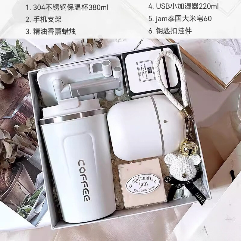 Бизнес-сувениры для открытия и командного формирования, подарки для сотрудников и клиентов, высококачественная практичная термокружка в подарочной коробке на день рождения