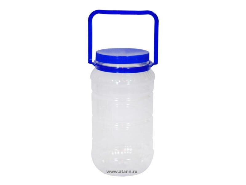 Банка 3л ПЭТ со съемной ручкой
