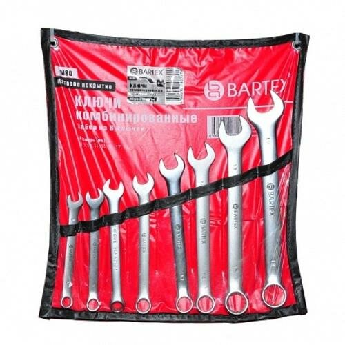 Набор ключей комб 8-19ММ 8ШТ матов покр CRV BARTEX