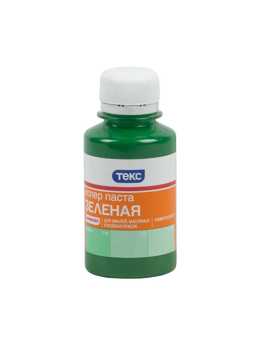 Паста колер паста универсальная, зеленый №14 (0,1л)