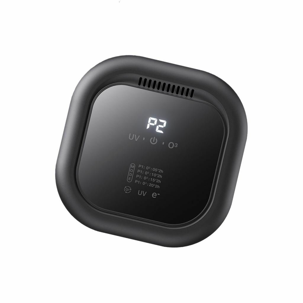 Портативный очиститель воздуха для кухни с сенсорным управлением, пластиковый корпус, удобен для путешествий, Черный