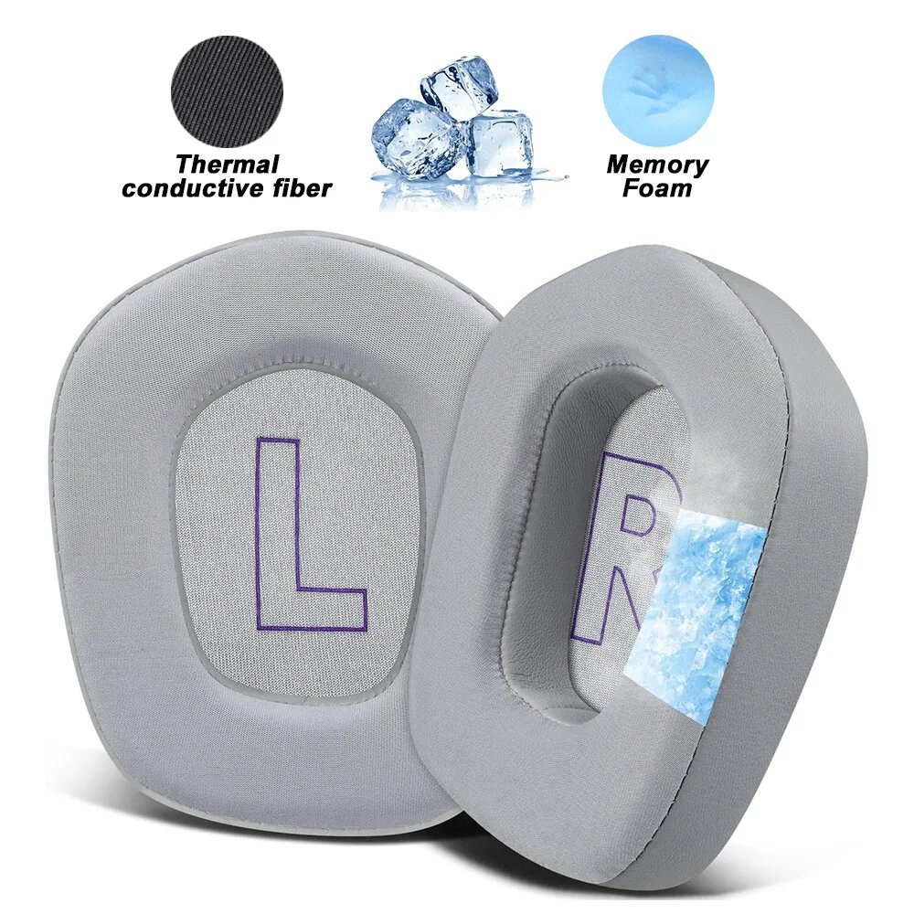 Амбушюры OME OH MY EAR для Logitech G733 G335 G535 Ice Grey