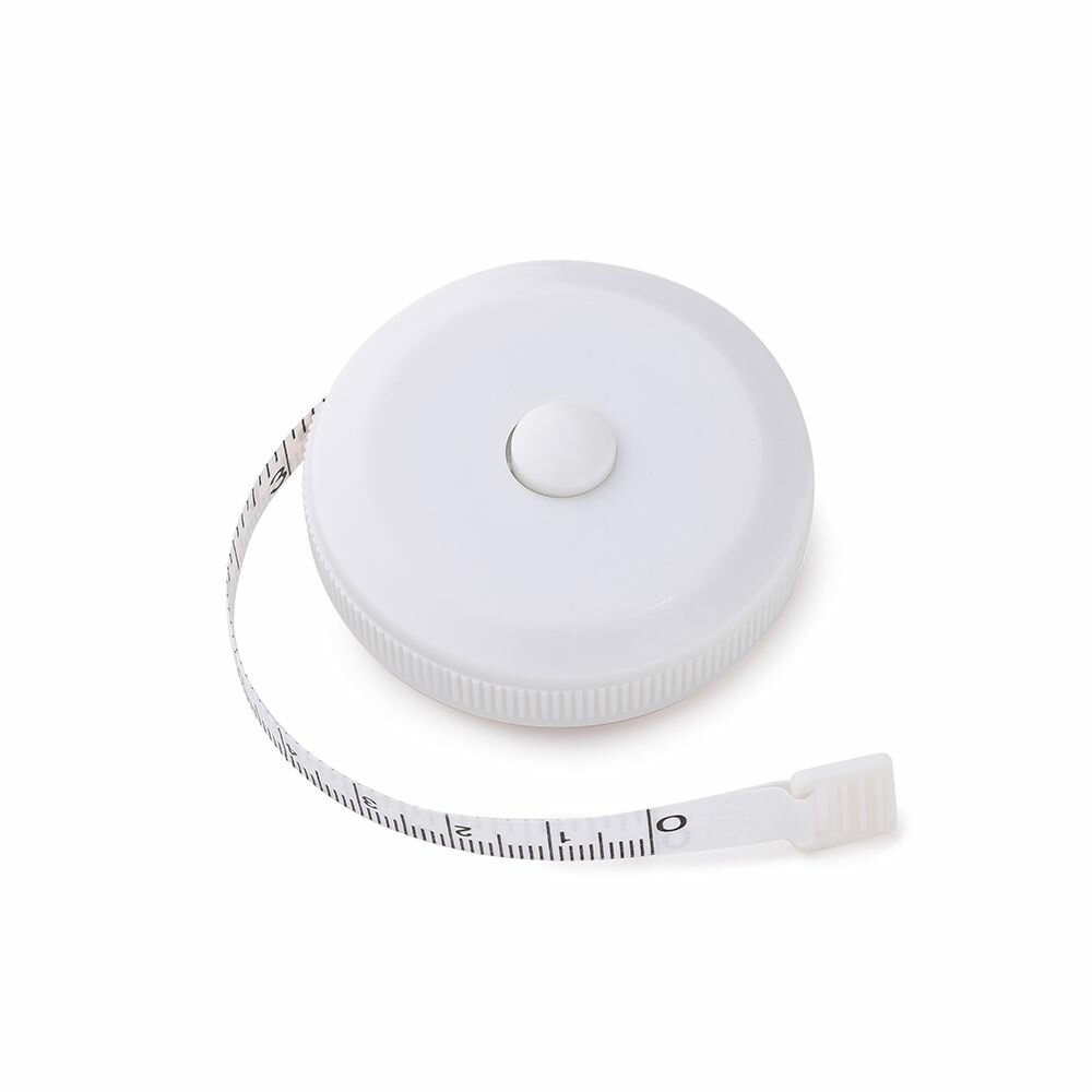 Рулетка- лента швейная портновская, 1.5 метра, 1шт , цвет белый