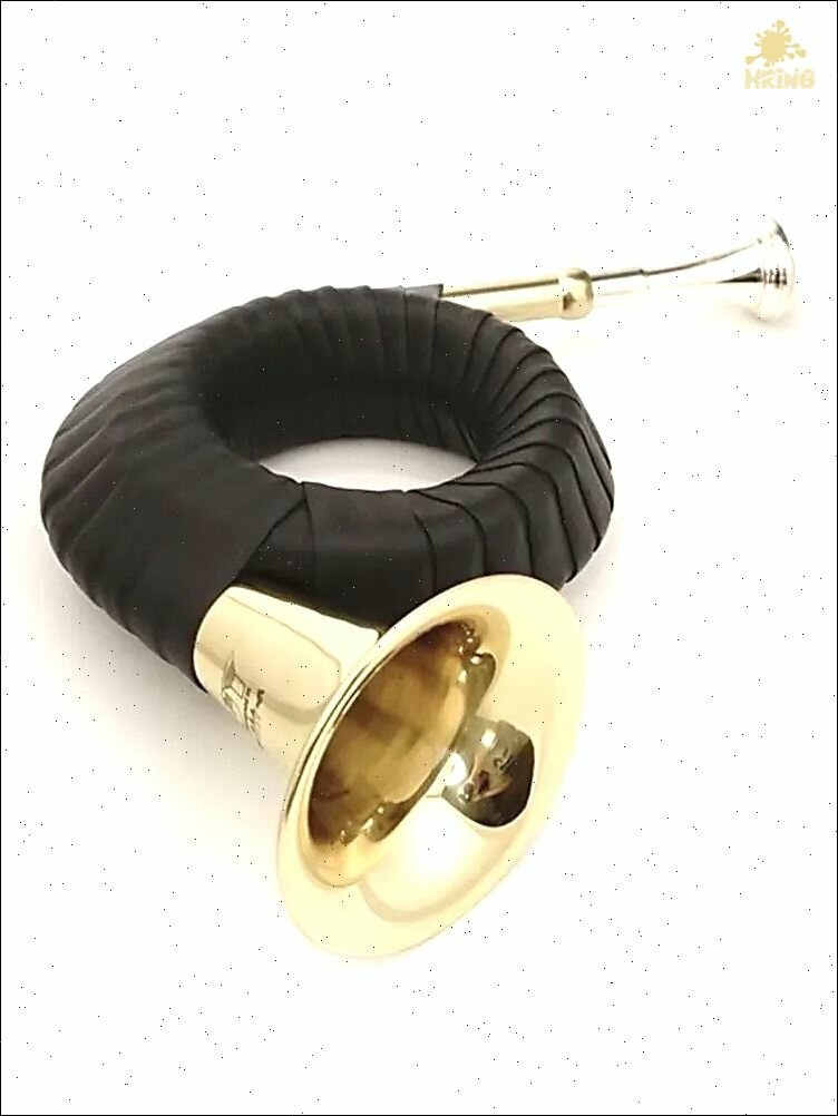 JYHH Bb Латунный Охотничий Рог с Сумкой, Подставкой и Тряпкой