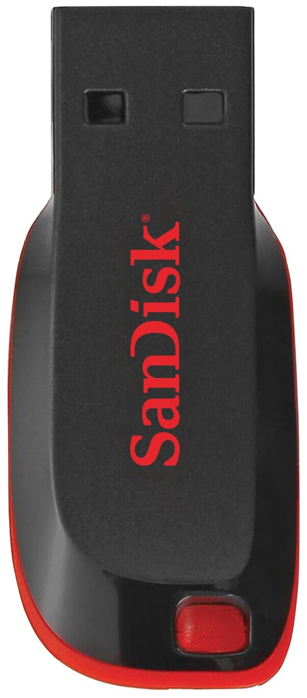 Флеш-диск 16 GB, SANDISK Cruzer Blade, USB 2.0, черный, SDCZ50-016G-B35