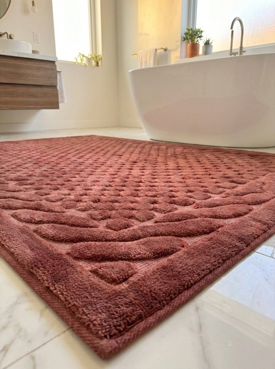 Коврик для ванной Natali's Carpet, 120x180 см, рельефный, хлопок 100%