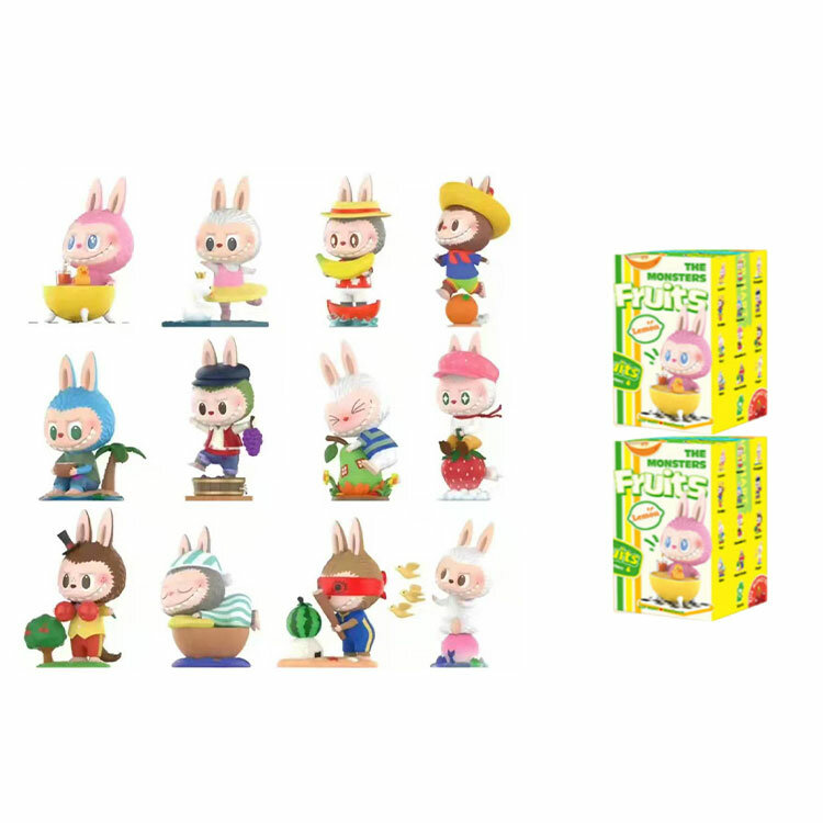 POP MART LABUBU THE MONSTERS Коллекция Фруктовых Эльфов Слепые боксы унисекс, Two Blind Boxes (Random Style)