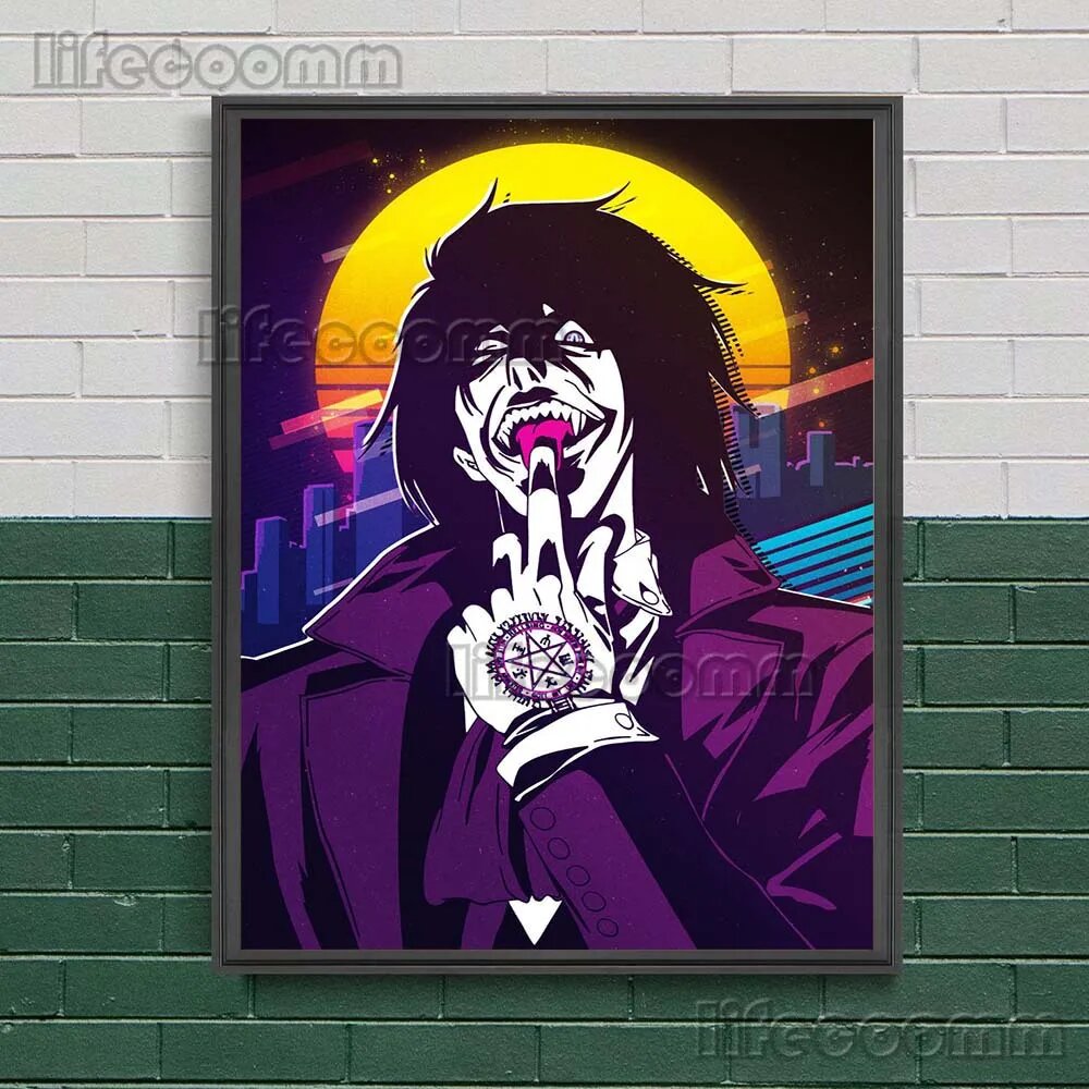 Постер Hellsing, анимация, 50x70см, цвет C