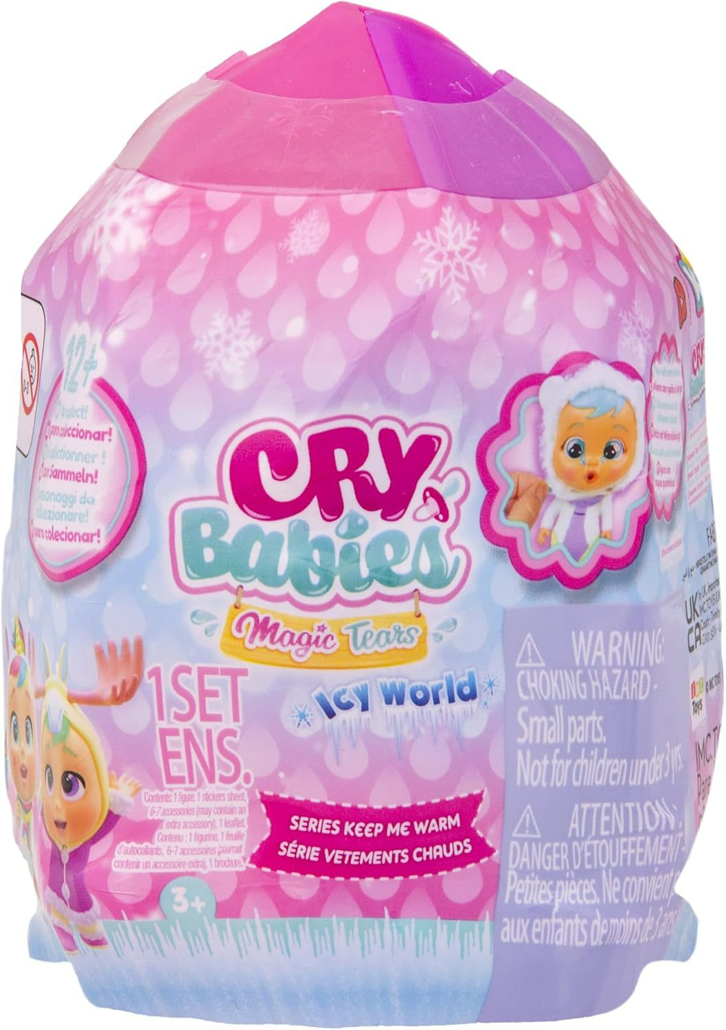 Интерактивная кукла Край Бебис Cry Babies, для девочек