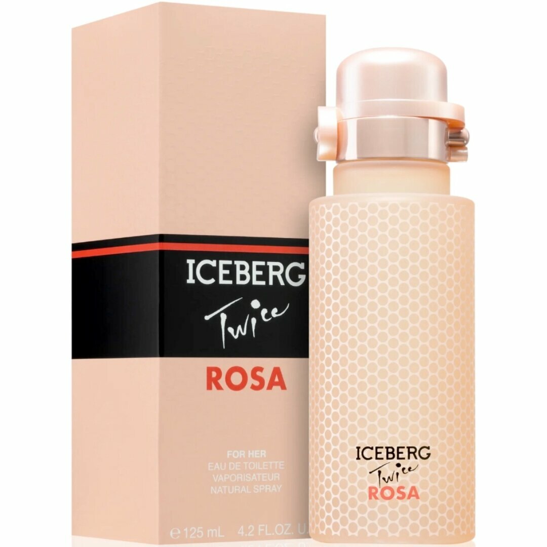 Туалетная вода Iceberg Twice Rosa, женская, цветочная, 125мл