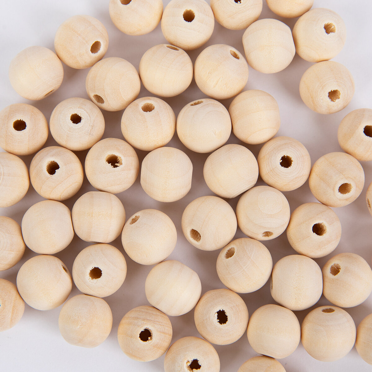 Бусины деревянные "Zlatka" HWBE-14 14 мм 40 г светлое дерево