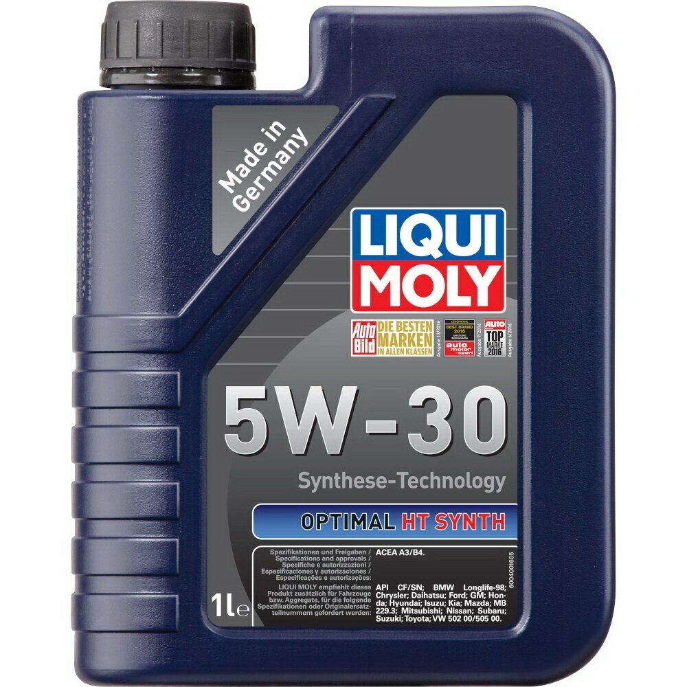Масло моторное liqui moly optimal ht synth 5w-30 синтетическое 1 л 2344/39000