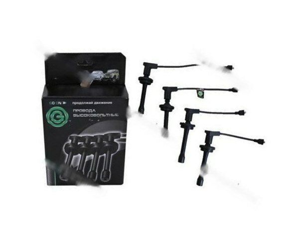 Провода свечные для ГАЗ с двигателем 405, 406, 409, с наконечниками, производитель GO, обеспечивают надежность