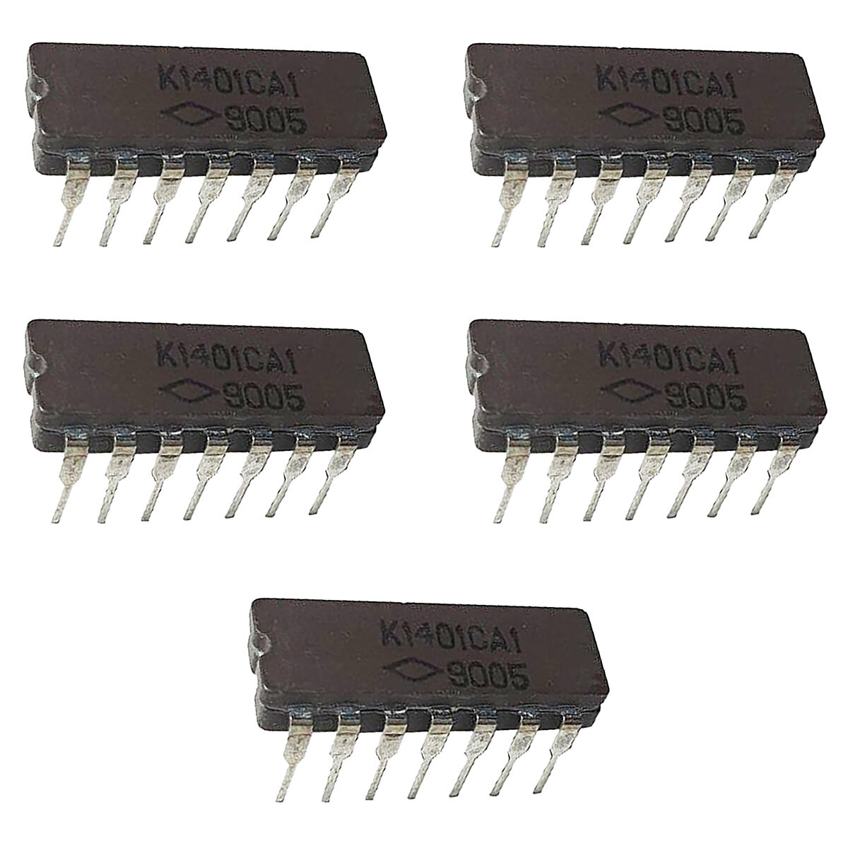Микросхема К1401СА1, 5 штук / Аналоги: LM339, 1401СА1 / счетверенный (четырехканальный) компаратор напряжения средней точности