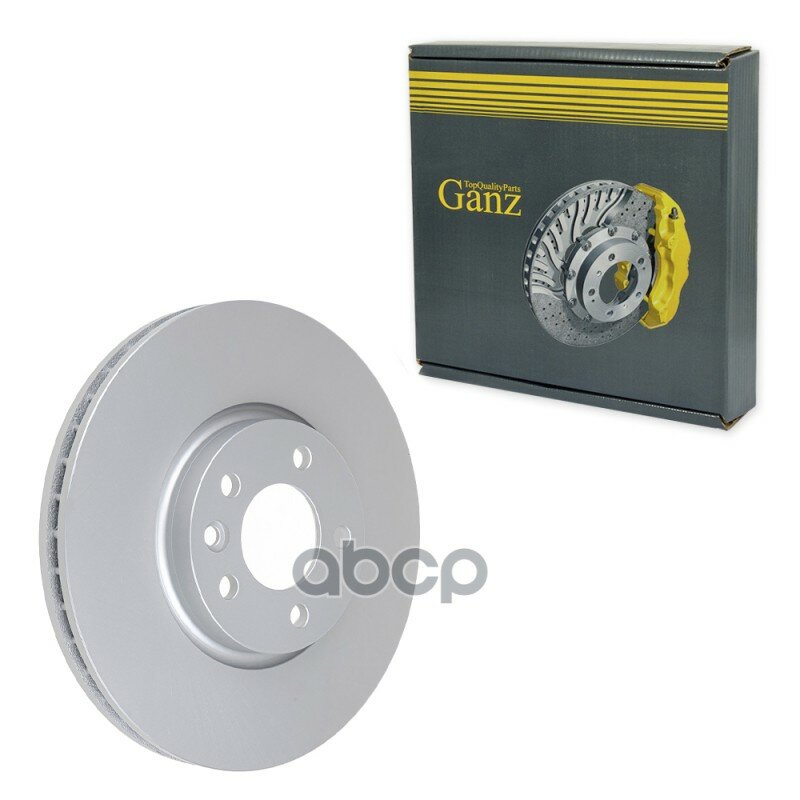 Диск тормозной передний с покрытием VW T5/Multivan 2.0TDI 2009-> /Vent. D=340mm G GANZ арт. GIJ06245