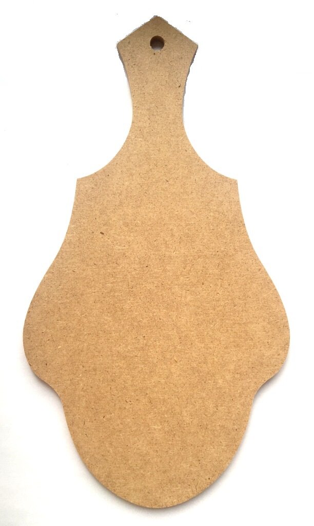 Доска для росписи Фигурная 34*18 см заготовка плоская из мдф