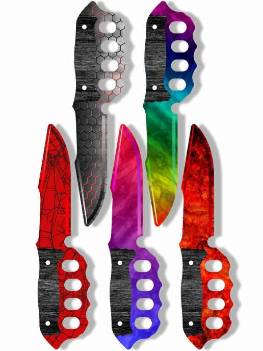 Игрушечное оружие Woodcarver «Набор ножей Кастет»