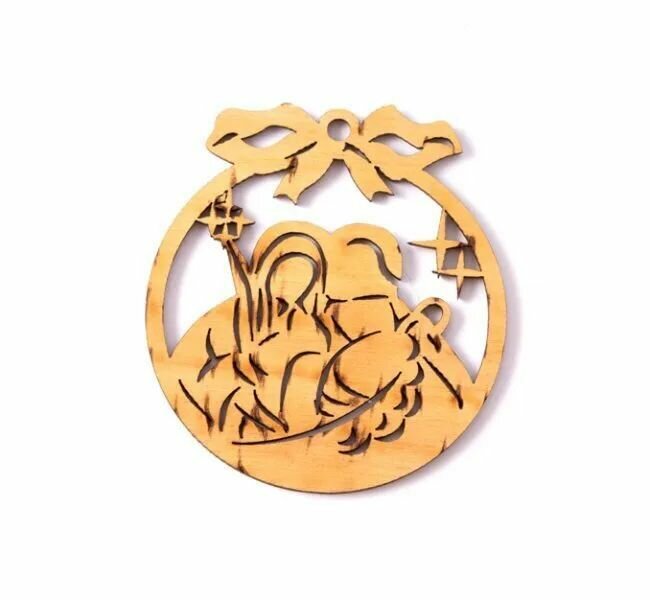 Деревянная заготовка для декупажа Шарик 7*7,8 см(1шт)