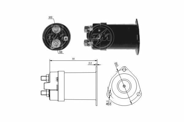 Zm555 Реле втягивающее ZM