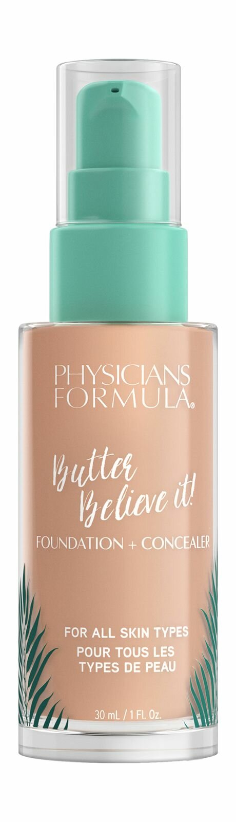 PHYSICIANS FORMULA Тональный крем-корректор Butter Believe It! Foundation + Concealer, 30 мл, Светлый