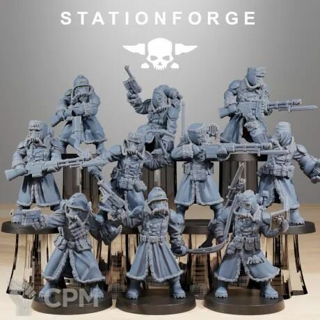 Warhammer Krieg Winter Squad/Зимний отряд Крига