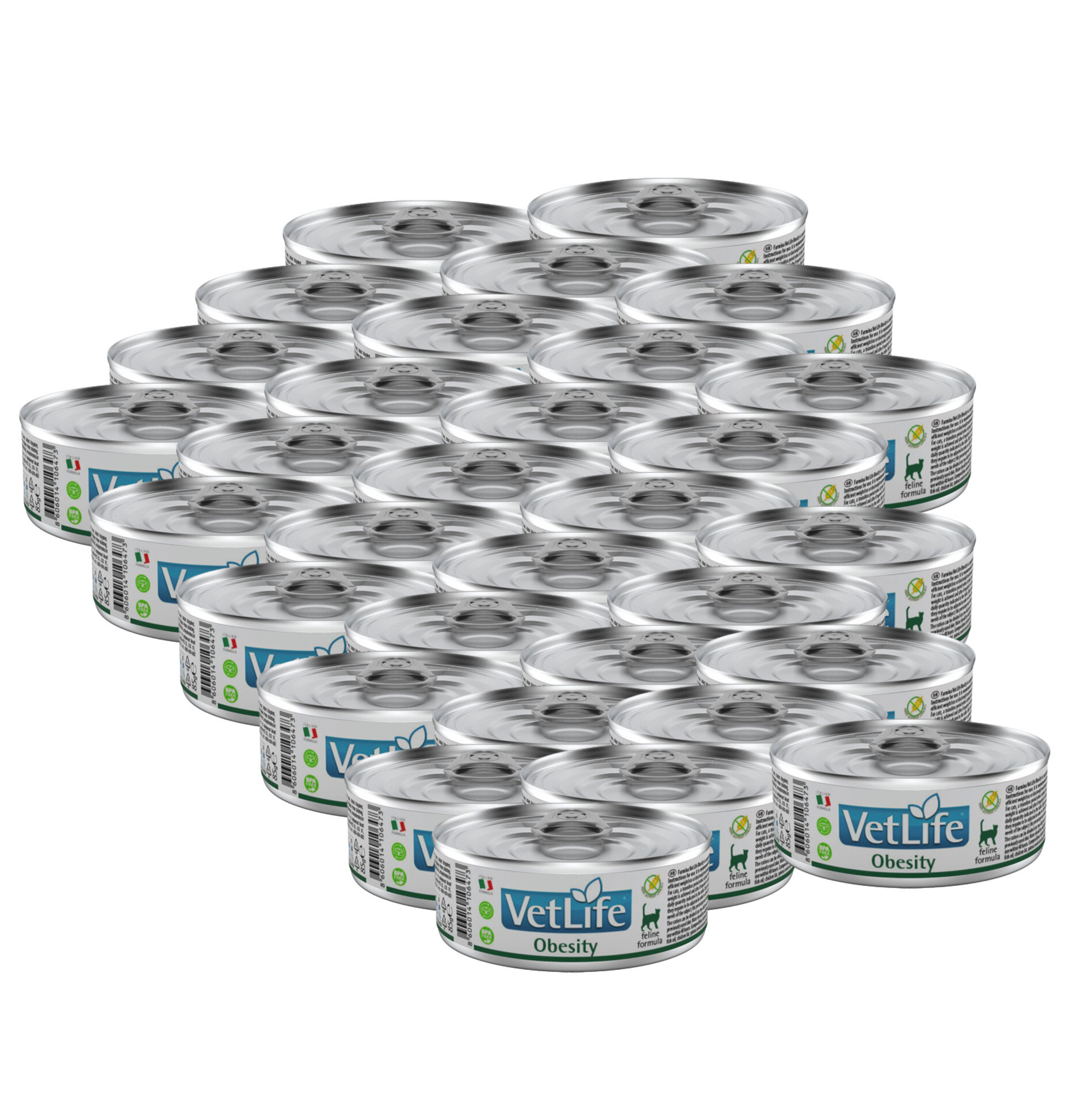 VET LIFE паштет для кошек обесити 0,085 кг х 32 шт.