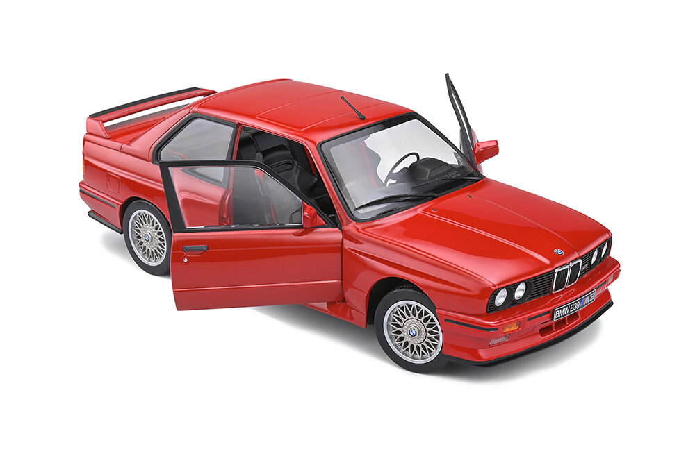 Модель коллекционная SOLIDO Bmw M3 E30 1990 red / бмв Е30 красный — фото 1