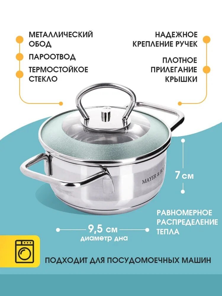 Кастрюля MAYER&BOCH 0.4л — фото 1
