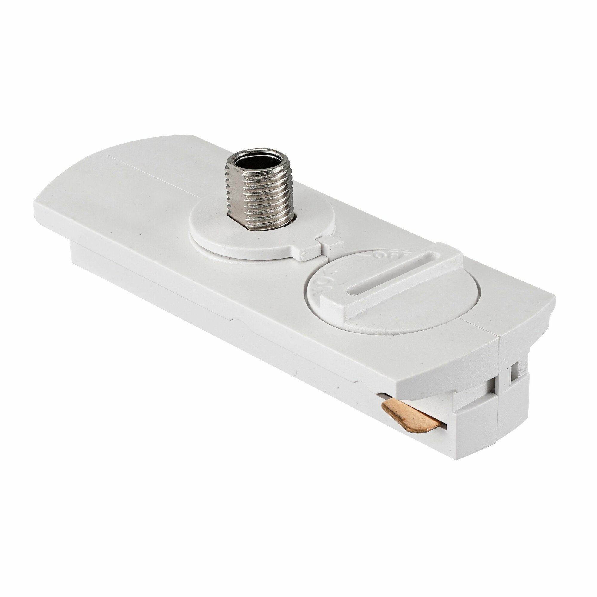 Коннектор для трека подвесной белый Argento LTP-AC001-W