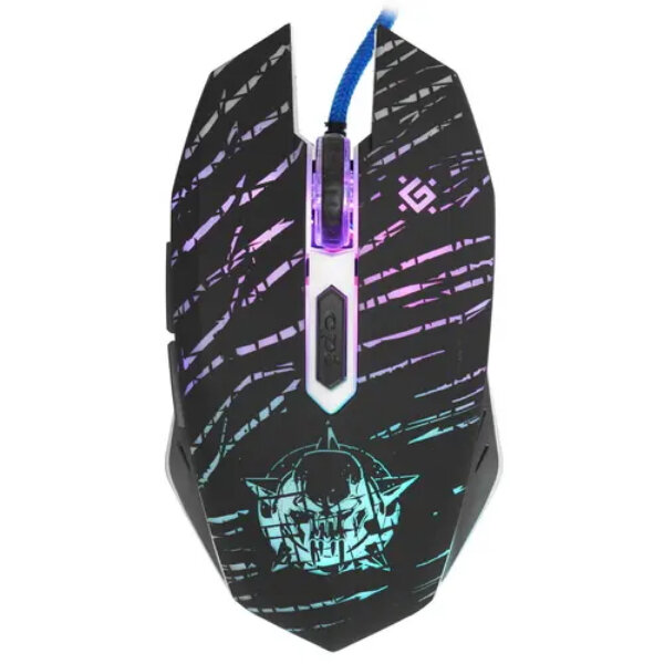 Мышь Defender GM-590L Dark Agent 6 кнопок,12800dpi