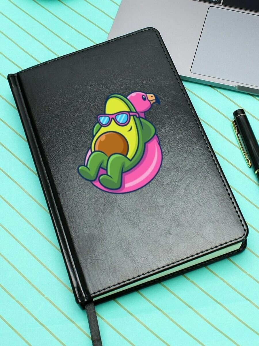 Ежедневник недатированный с принтом Авокадо,320 ст