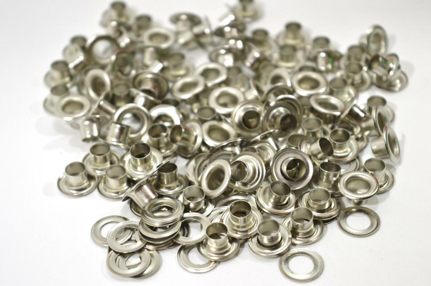 Люверсы №4 6мм сталь никель (уп 100 шт) Proknopka