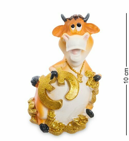 Фигурка Денежный Бык 10 см AF-1012/3 113-906612