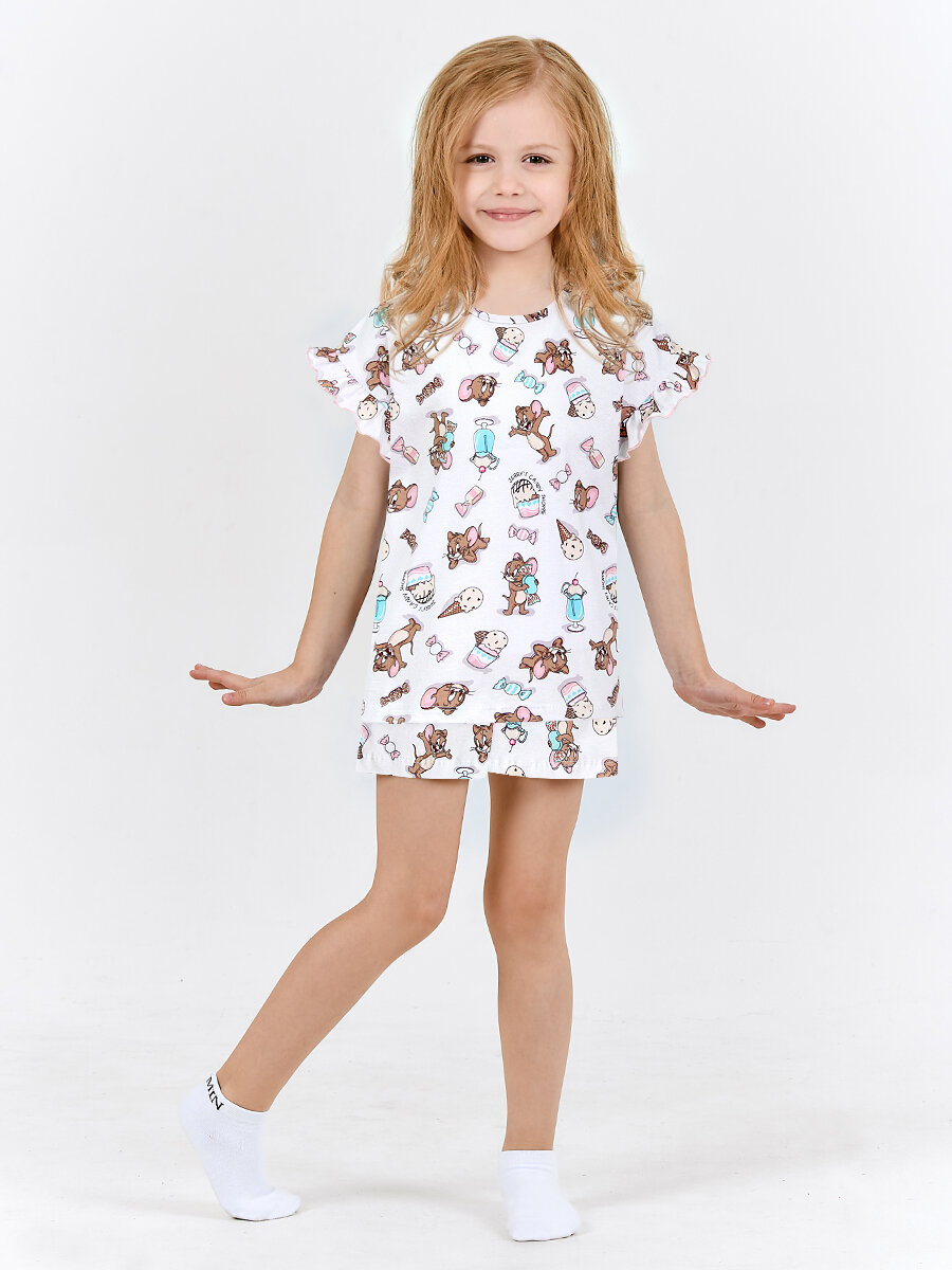 Пижама детская с шортами хлопок